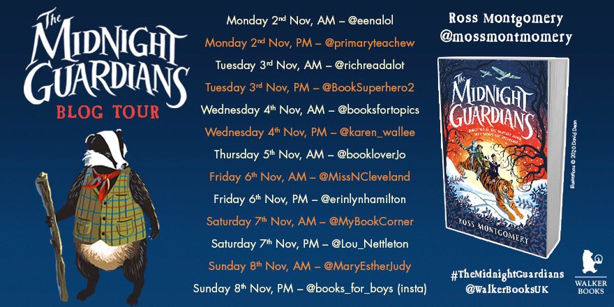 The Midnight Guardians by Ross Montgomery – Mrs Cleveland is reading…