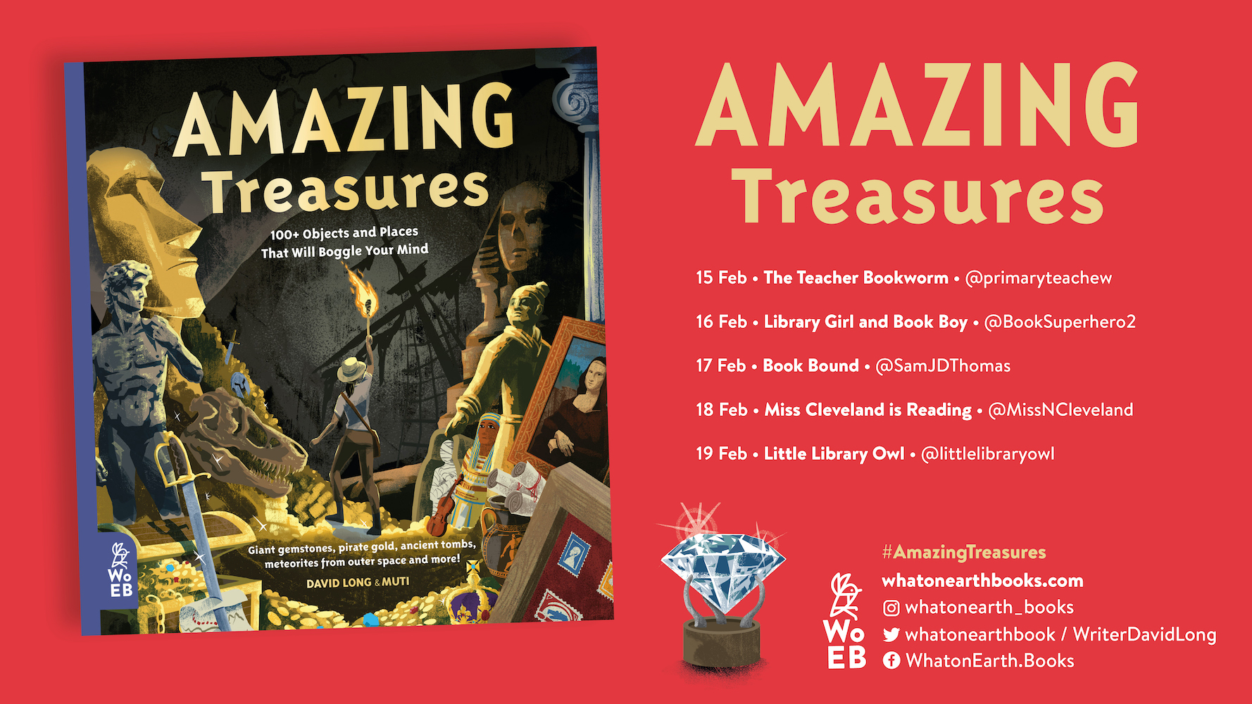 Amazing Treasures by David Long and Muti – Miss Cleveland is reading…