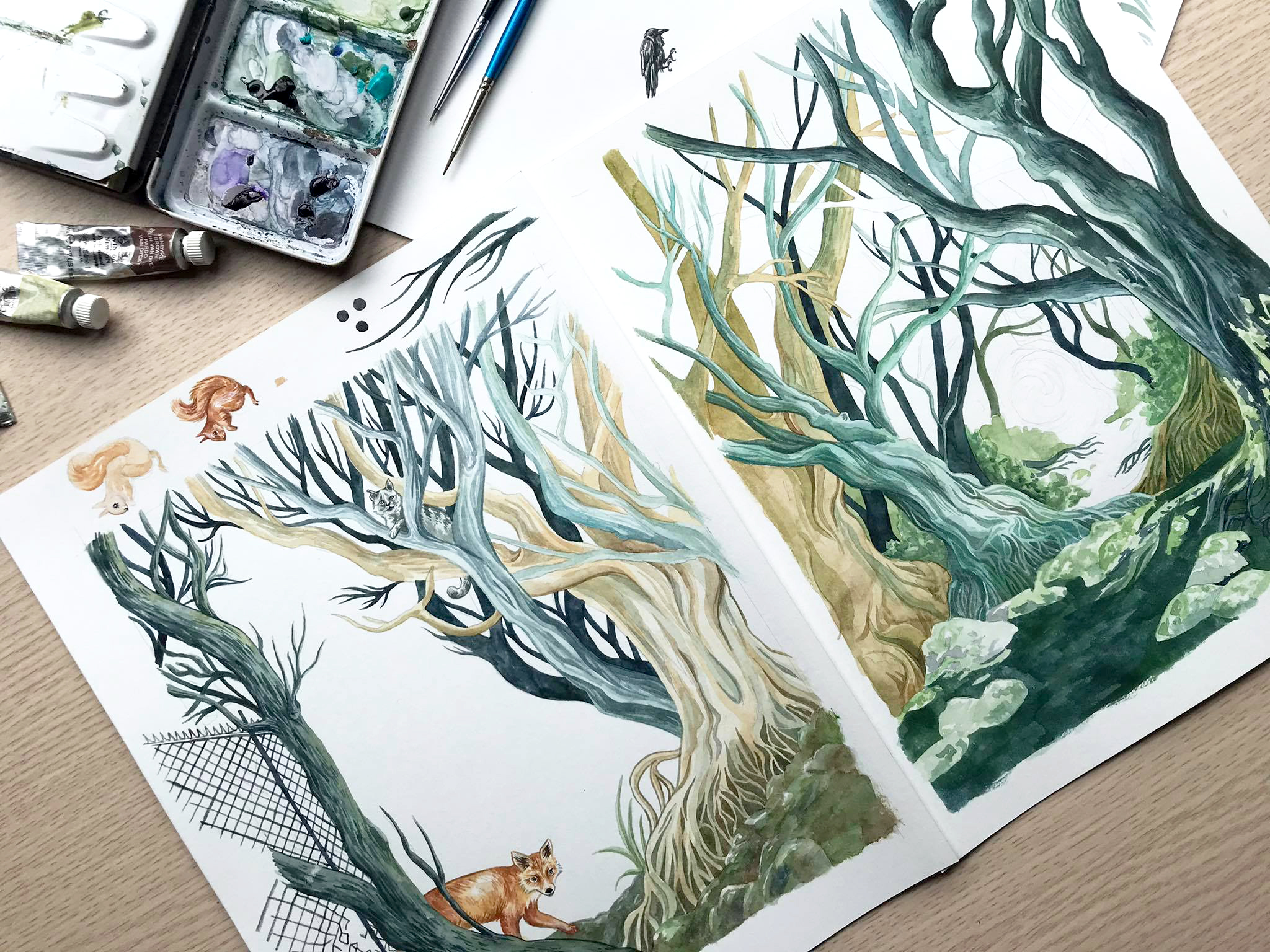 Wolfstongue by Sam Thompson, illustrated by Anna Tromop – Miss ...